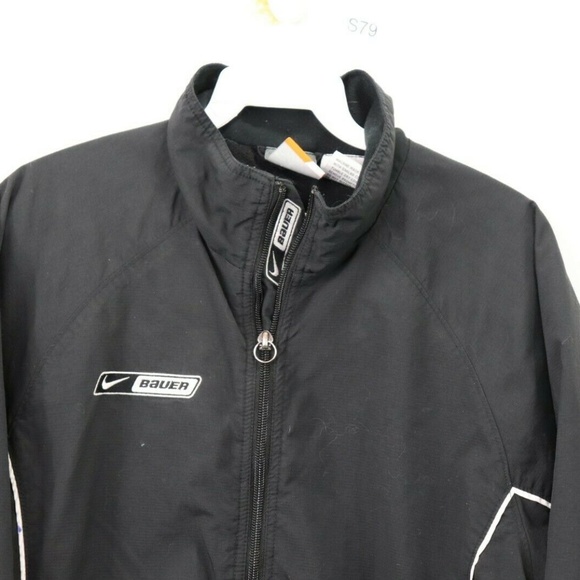 Nike | Jackets & Coats | Vintage Nike Bauer Hockey Windbreaker Jacket ...